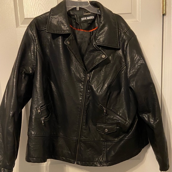 Steve Madden | Jackets & Coats | Steve Madden Leather Jacket | Poshmark